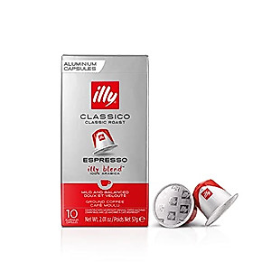 illy Nespresso Capsules 100 Count Espresso Pods, Classico Medium Roast Coffee, Compatible with OriginalLine Nespresso Espresso Machines