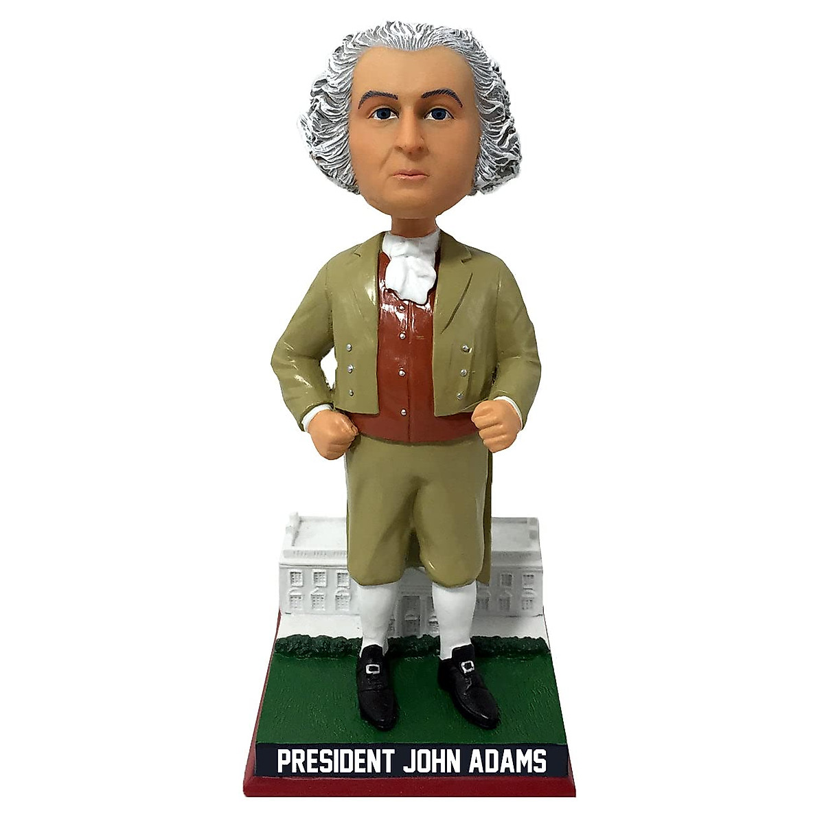 John Adams White House Base President Bobblehead Numbered to 1,796