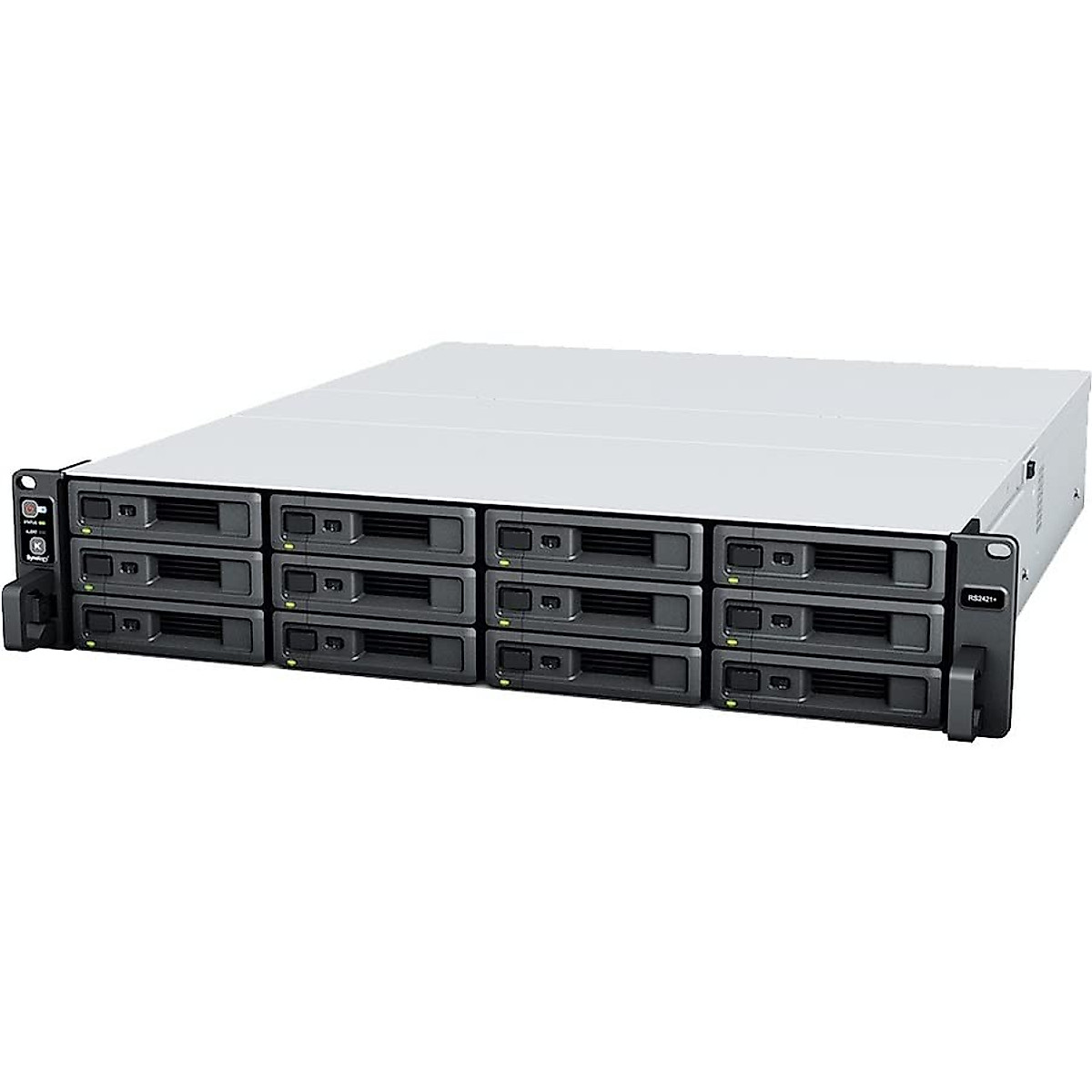 Synology RackStation RS2421RP+ 12-Bay 350W NAS Enclosure, 4-Core 2.2GHz, 4GB RAM, Diskless
