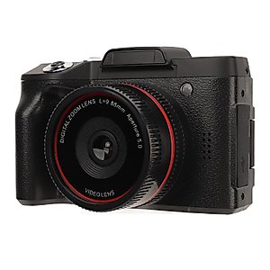 Portable Digital Camera, 16X Digital Zoom Digital Small Camera Smile Shoot 16MP 2.4in TFT Display for Video for Teens