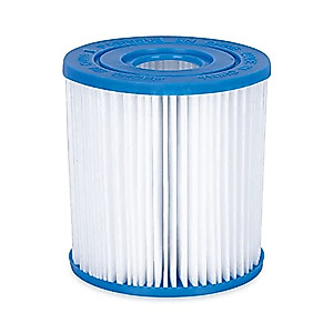 Summer Waves P1B01036A 10ft x 36in Round Quick Set Inflatable Ring Above Ground Swimming Pool with Filter Pump, Gray Basketweave Print