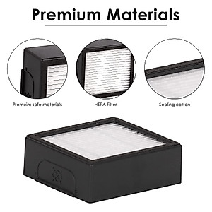 (6 Pack) Combo 10 Max Replacement HEPA Filter Compatible with iRobot Roomba Combo J7+ plus/Combo j9+/ Combo 10 Max Robotic Vacuum Cleaner HEPA Filters Accessories(NOT FOR Roomba combo j5 combo j5+)
