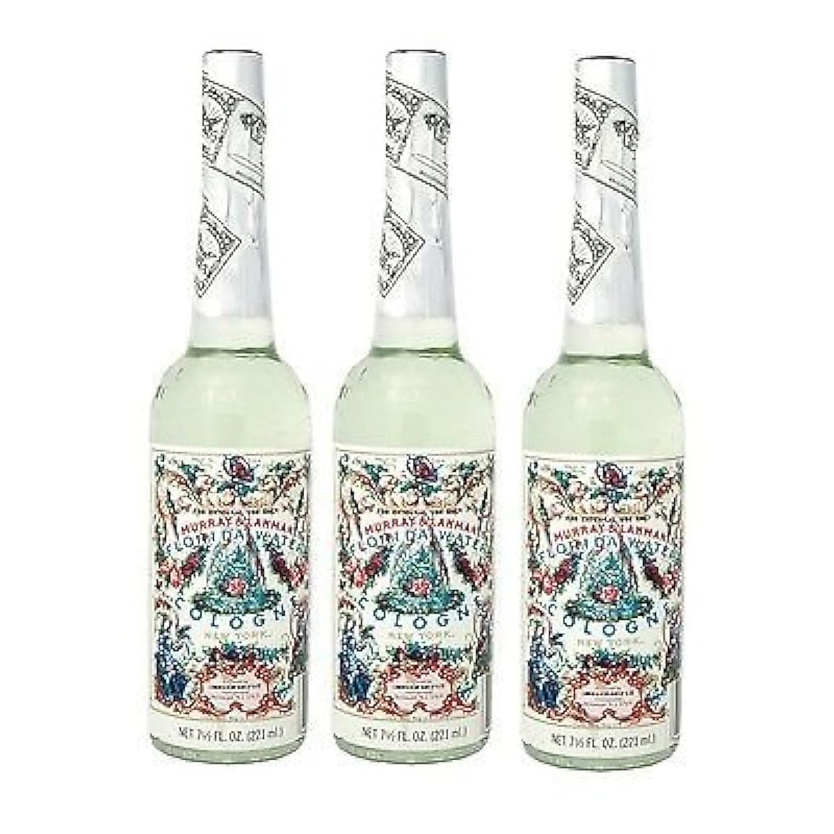 Florida Water Cologne 7.5 Oz - Three (3) Plastic Bottles