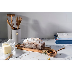 Berard Olive Wood Honey Dipper, 6 inch, Brown