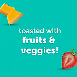 Beech-Nut Toddler Snacks, Mini Waffles with Hidden Veggies, Butternut Berry, Non-GMO, 3.2 oz Bag (7 Pack)