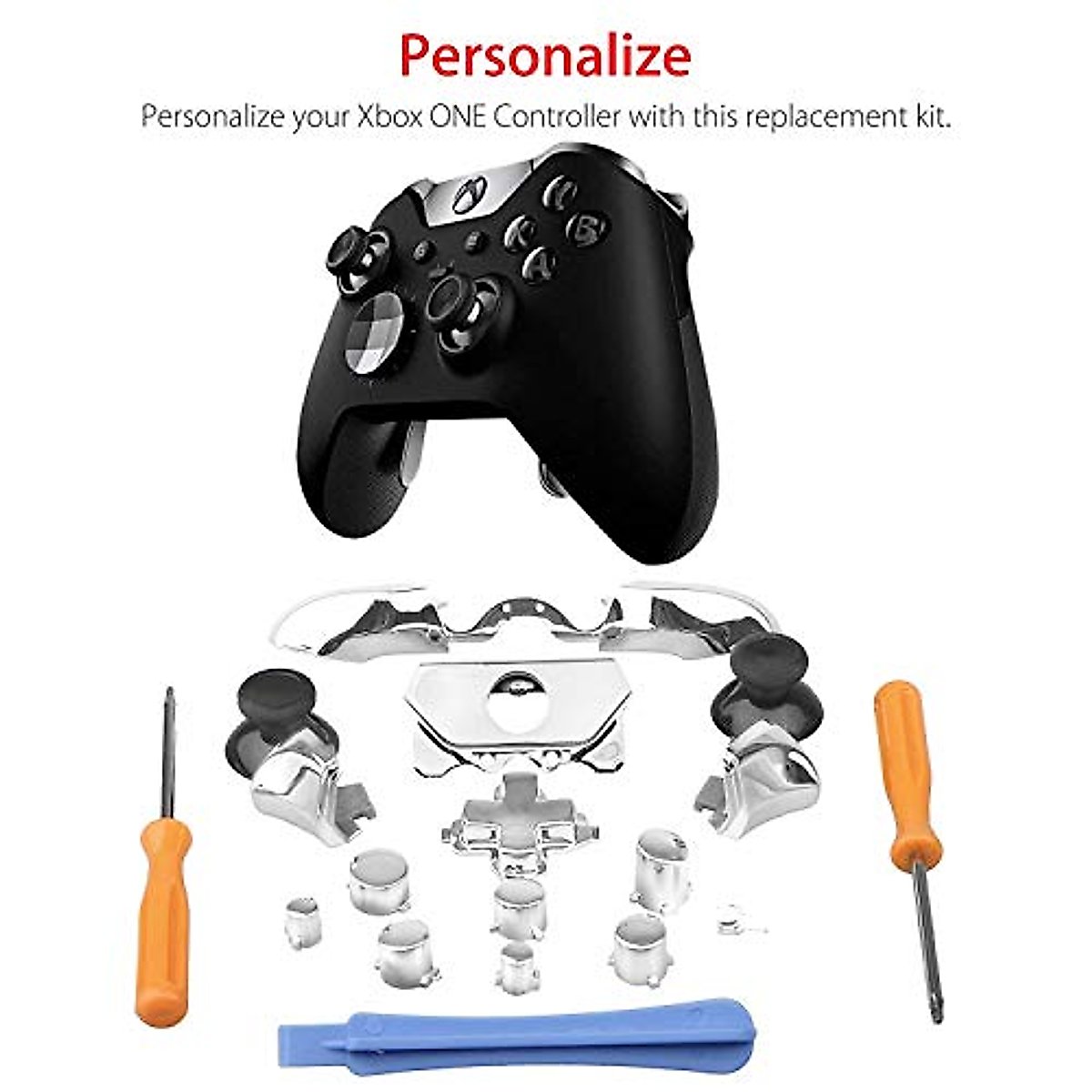 18-in-1 Replaceable Replacement Controller Parts Set