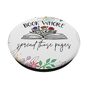 Reader Bookworm Literature Poet Book Lover Spread Those Page PopSockets Standard PopGrip