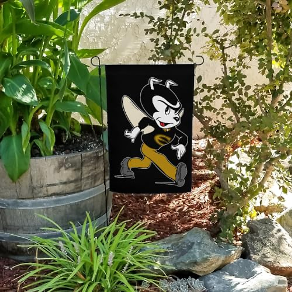 Emporia State University Secondary Logo Garden Yard Flag