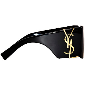 Saint Laurent Women's Sl M119 Blaze Sunglasses, Black, One Size