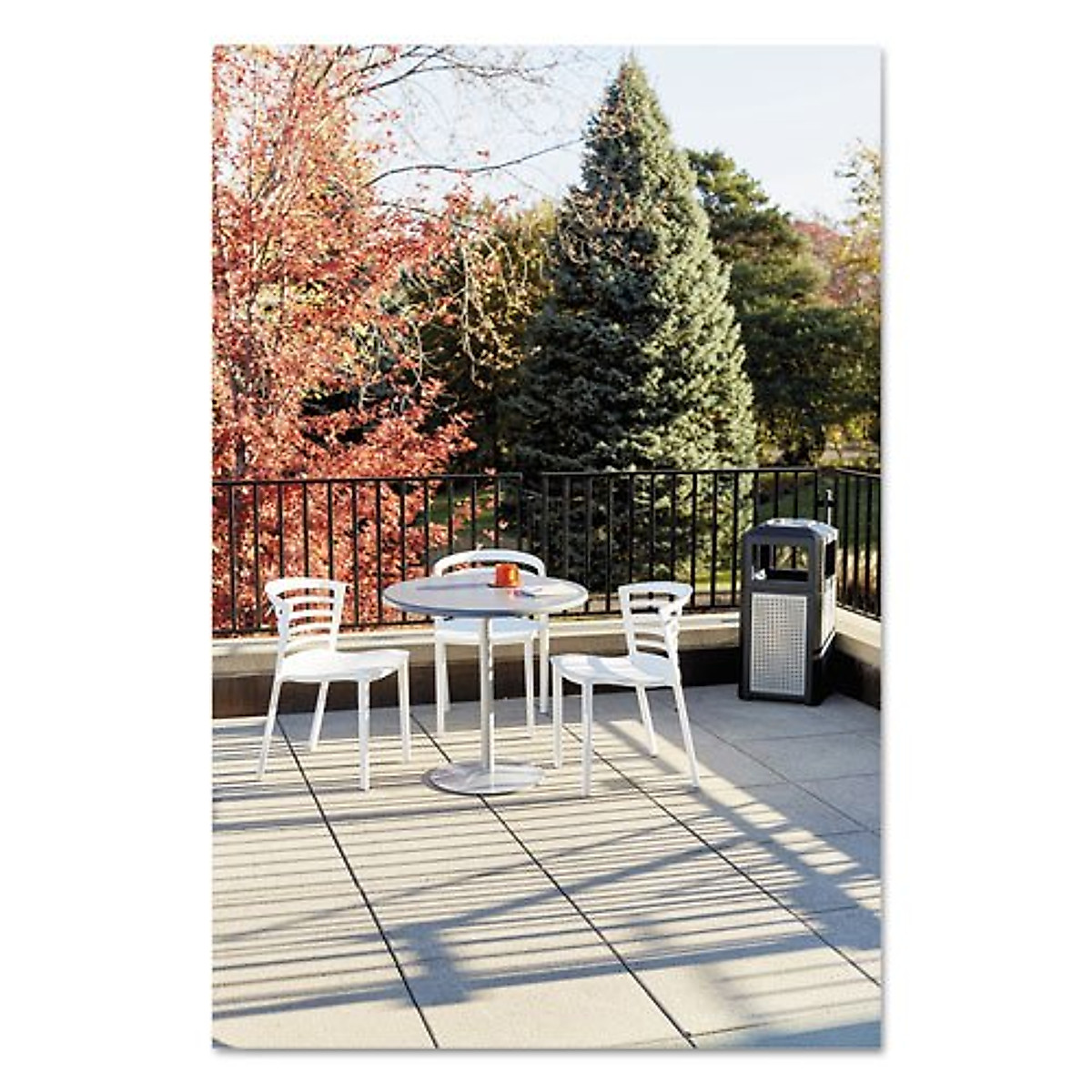 Safco Products 2490SL Entourage Table Base (Top Sold Separately), Silver