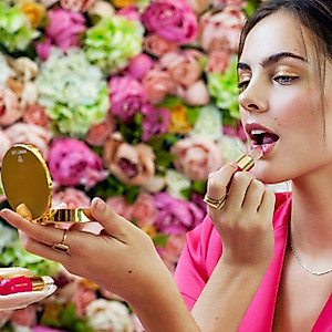 Winky Lux Diamond Complexion Powder, Compressed Matte Foundation With Powdered Diamonds for Flawless Airbrush Effect, Blurs Pores and Fine Lines, 8g, Light