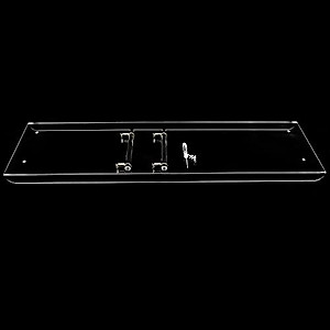 AKaSping 31" Bathtub Rack Clear Bathtub Tray Caddy Tub Shelf Spa Board with Handles Waterproof Bathroom Bathtub Table for Phone Candles Food Wine Glass