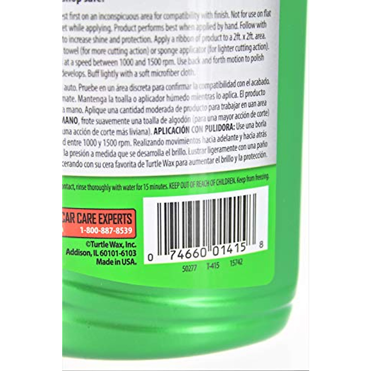 Turtle Wax T415 18 Oz Premium Rubbing Compound