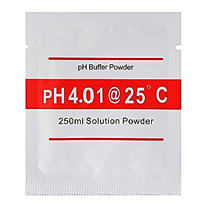 15 Pack 4.01 pH Meter Calibration Packets pH Buffer Solution Powder for Precise Accuracy of pH Tester