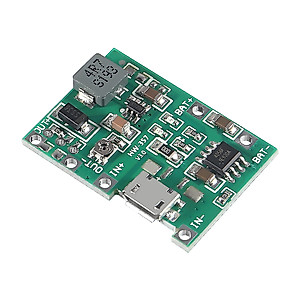 AITIAO 8Pcs 2A USB 18650 Lithium Li-ion Battery Charger Module Adjustable Boost Module DC-DC 3.7V to 5V 9V 12V Step Up Boost Module TP4056 DIY Kit Parts