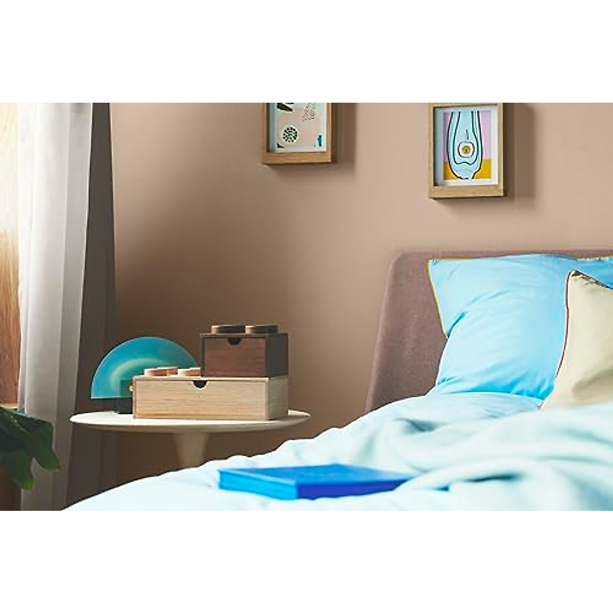 LEGO 2x4 Wooden Desk Drawer, Oak Dark Stained