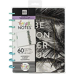 Me & My Big Ideas Happy Planner Medium Notebook W/60 Sheets-Be Wonderful, Dot Grid