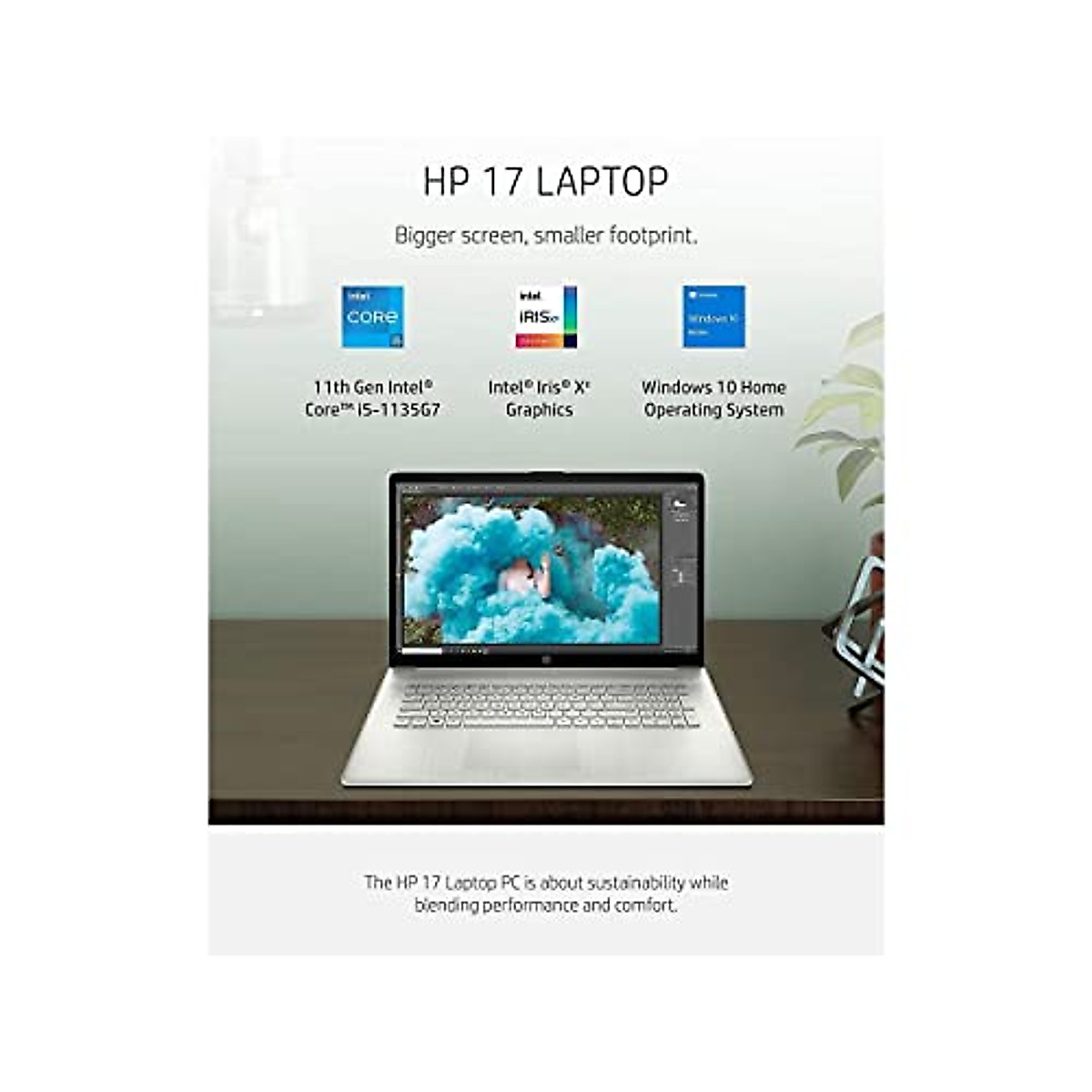 HP 17.3 inch Home and Business Laptop | Intel Core i5-1135G7 | 1920x1080 IPS Display (Full-HD) | Backlit Keyboard | 16GB Memory 1TB SSD Storage | Win11 Pro | Natural Silver