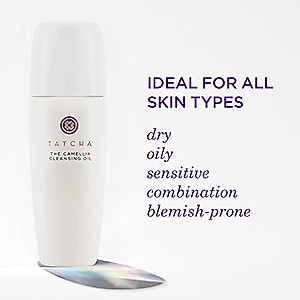 TATCHA Pure One Step Camellia Cleansing Oil: 2 in 1 Makeup Remover to Gently Cleanse and Dissolve Waterproof Makeup Leaving Silky Skin - 150 ml / 5.1 oz