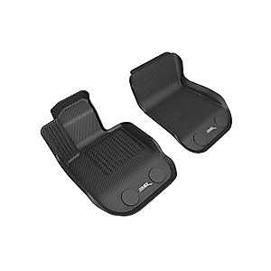 3D MAXpider Custom Fit Kagu Floor Mat (Black) Compatible with Toyota GR Supra / BMW Z4 2020-2025 - R1