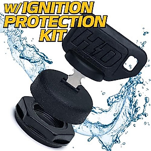HD Switch Replaces ExMark Toro 1-513194 Starter Ignition Key Switch - Ultimate Dual Protection Upgrade - 3 Keys & Free Carabiner