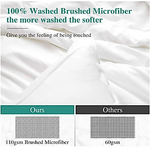 California King Duvet Cover Floral Soft Microfiber Bedding Sets with Zipper 3 Pieces Green Duvet Cover Sets for Women Man Customizable(1 Duvet Cover California King 104x98 + 2 Pillow Cases)