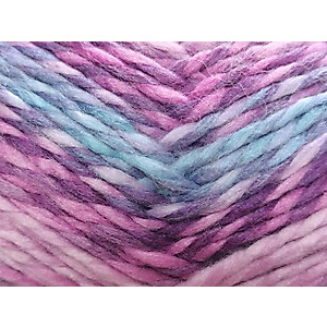 KNITION Wool Blended Multicolor Yarn - 5 Weight(Bulky) - 3 Pack of 100g/3.5oz - 146 Yards - Knitting, Crocheting & Crafts