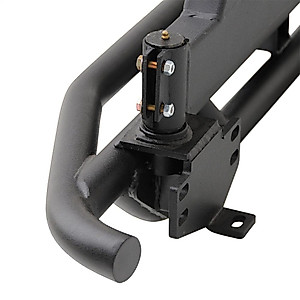 Smittybilt SRC Rear Bumper and Tire Carrier with Receiver Hitch (Black) - 76621
