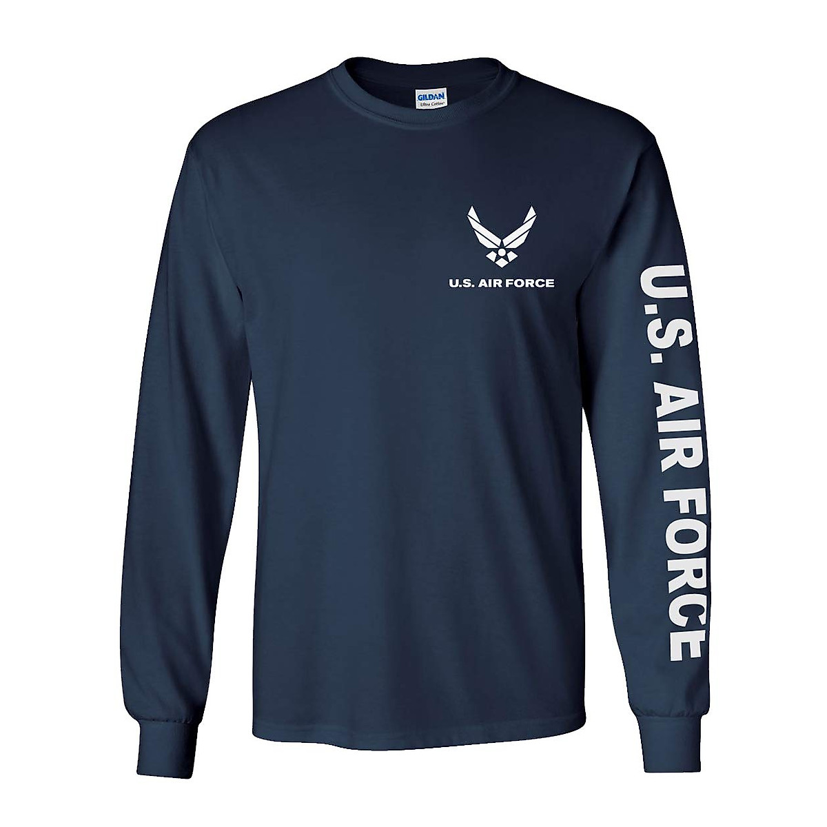 Officially Licensed United States Air Force Long Sleeve T-Shirt (Navy Blue, Medium)