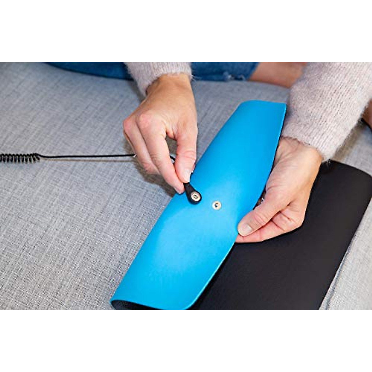 Grounding Mat for Chairs, Earthing Mat Reduces Inflammation and Anxiety While Improving Sleep, Clint Ober's Earthing Products
