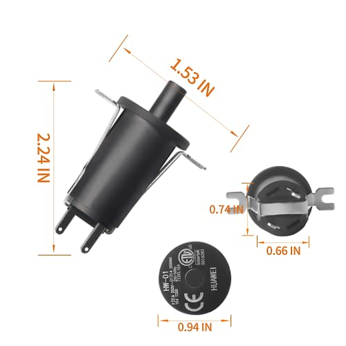 4-Pack Accessories Kit Replacement for Masterbuilt Hopper lid/Door Switch Sensor,Campatible with Masterbuilt Gravity Series 560/800/1050 Digital Charcoal Grill + Smoker