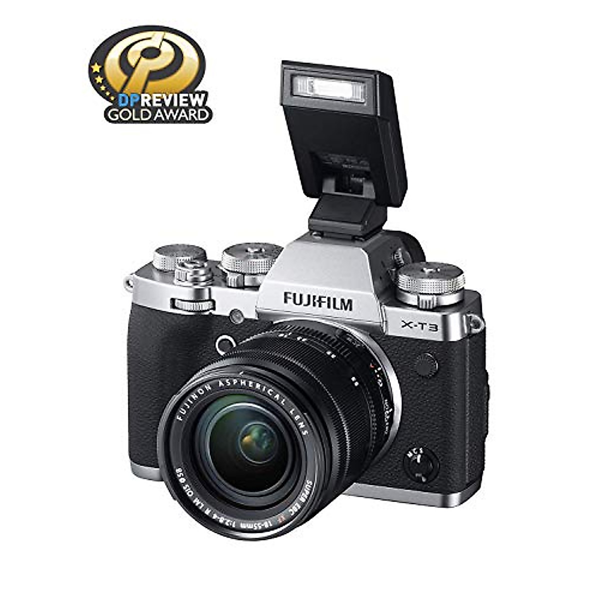 Fujifilm X-T3 Mirrorless Digital Camera w/XF18-55mm Lens Kit - Silver