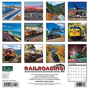 Railroading 2021 Wall Calendar
