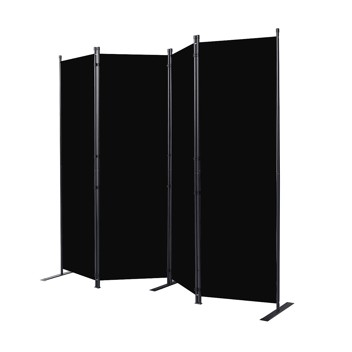 Room Divider 6FT Portable Room Dividers and Folding Privacy Screens, 88'' W Fabric Divider for Room Separation, 4 Panel Partition Room Dividers Freestanding Wall Divider Screen for Dorm Studio Office