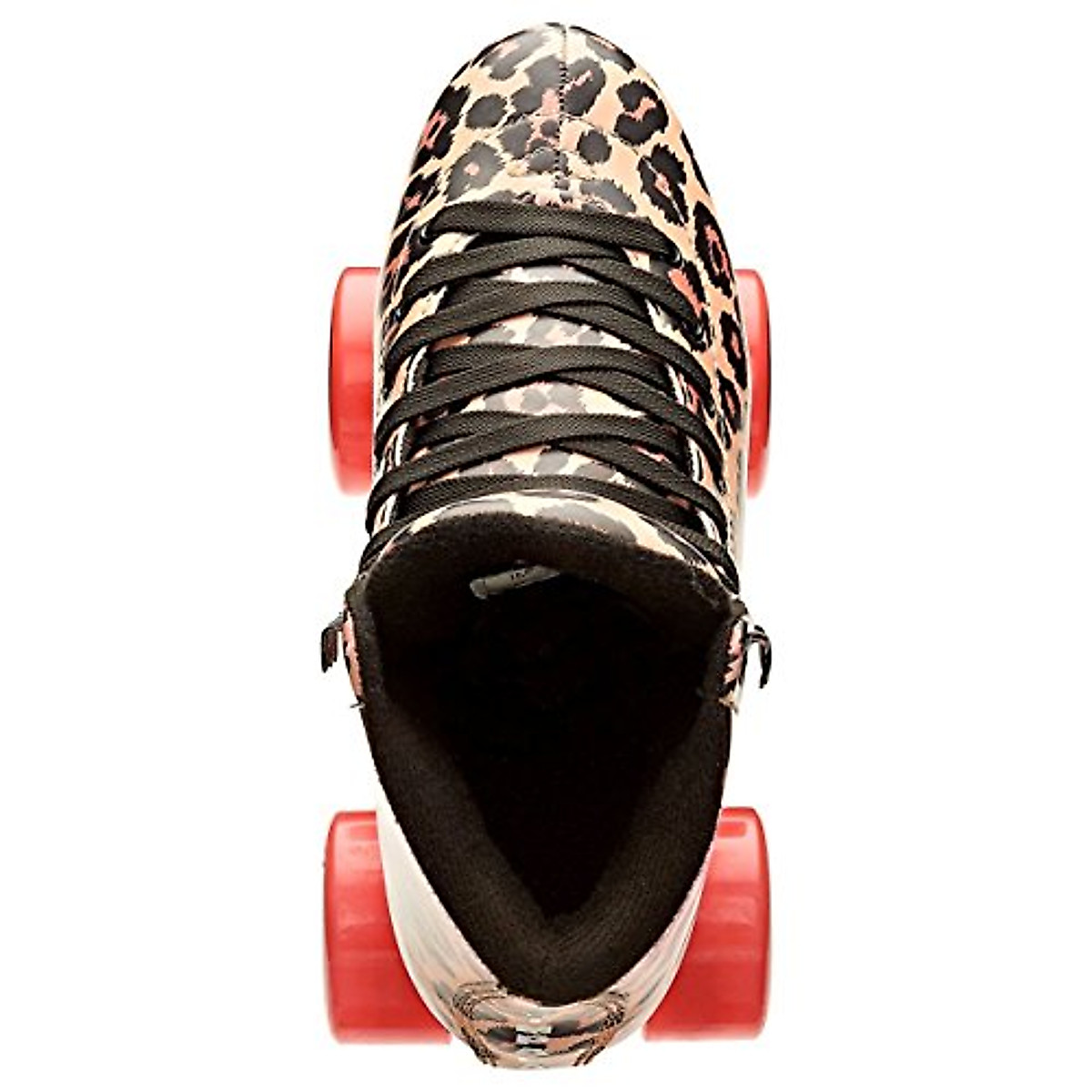 Impala Rollerskates Girl's Impala Quad Skate (Big Kid/Adult) Leopard 6 (US Men's 4, Women's 6) M