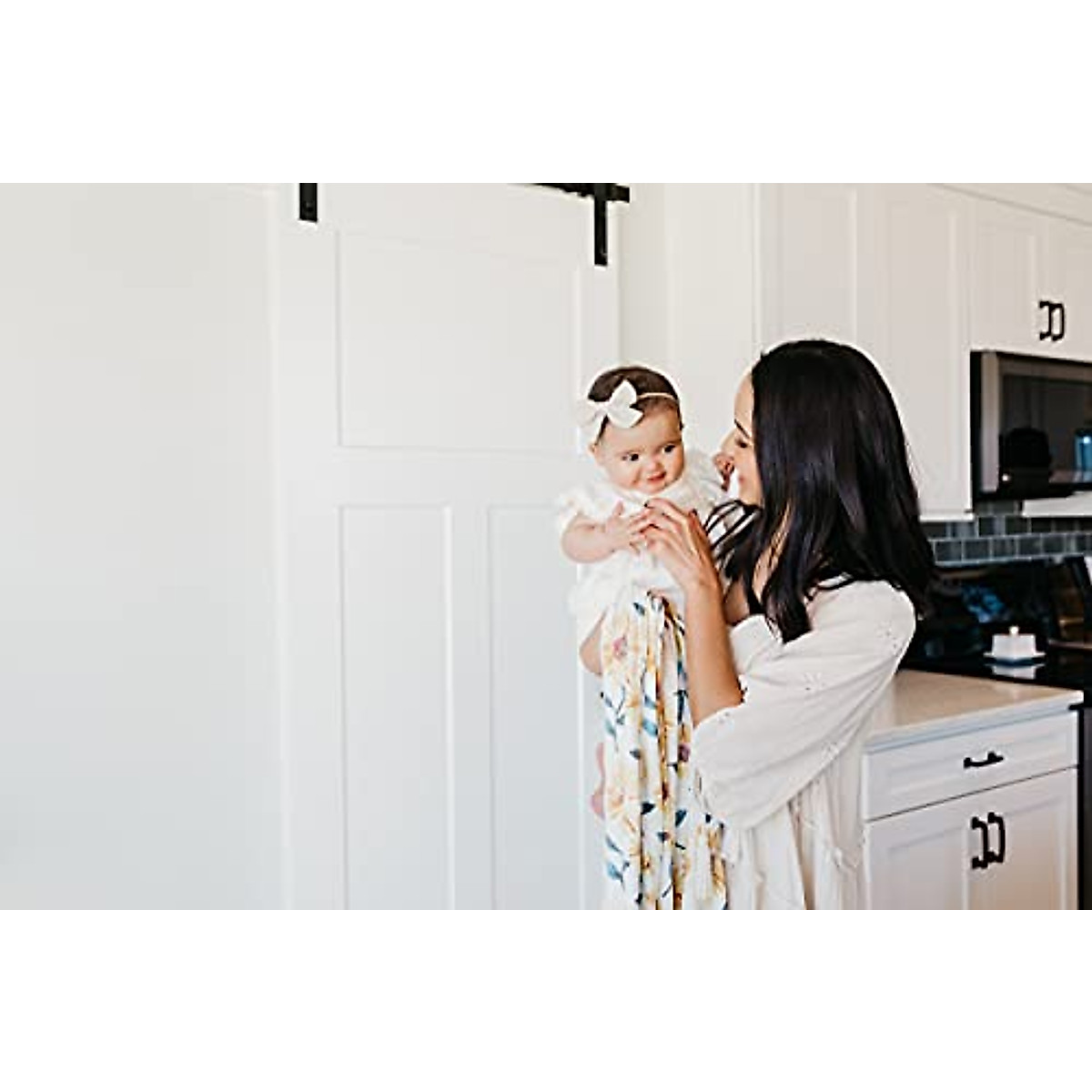 Copper Pearl Large Premium Knit Baby Swaddle Receiving Blanket Sunnie