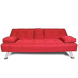 LTT Futon Sofa Bed, Sleeper Sofa, Folding Sofa Bed Dual-Purpose Multi-Functional Folding Bed Suitable for Small Space Configuration Apartment Dormitory