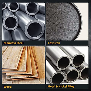 POWERTEC QDB2012 1/2" Cobalt Drill Bit, 2 Pack, M35 Cobalt Drill Bit Set for Metal, Stainless Steel & Cast Iron