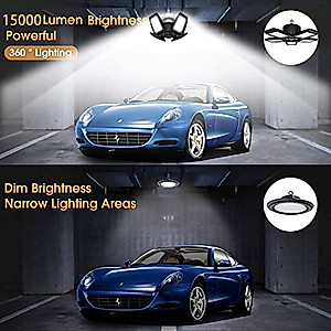 CODAFUL Motion Sensor LED Garage Light with Motion Sensor 150W 15000lm Super Bright Shop Light, Motion Activated led Store Light, Suitable for Garage, Workshop and Basement.