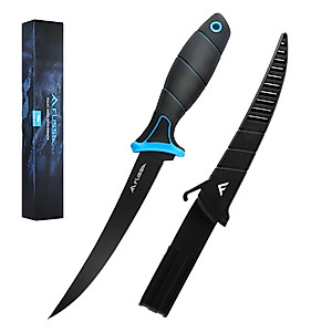 FLISSA 7" Fillet Knife, 4PC Fishing Tool Kit
