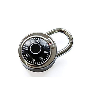 Fu Volante Locker Lock, Standard Dial Combination Lock, 2 in. Body, Each Lock with Different Code, Keyless Padlock, Great for School, Employee, Gym&Sports Locker, Case, Toolbox, Fence-Pack of 24