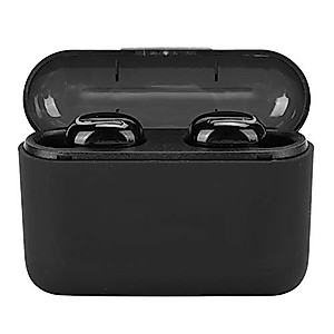 Zopsc Black Sports Earphone, Headphone, Easy to Hide 120h Standby Time (Black)