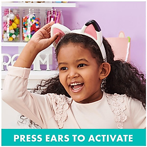 Gabby's Dollhouse, Magical Musical Cat Ears, Kids Costume with Lights, Music, Sounds & Phrases, Pretend Play Toys for Girls Ages 3 and up