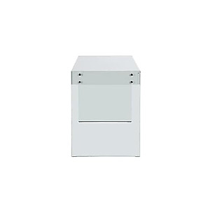 Milan Contemporary Desk, Gloss White