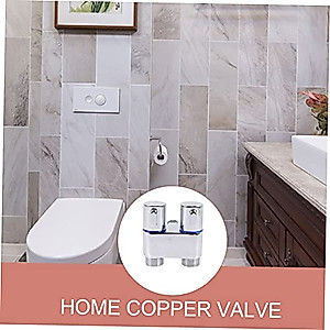 ORFOFE Toilet Sprayer Valve Bathroom Sprayer Faucet Off Outdoor Bathroom Sprayer Valve Gardening Sprayer Faucet Basin Faucet Bidet Sprayer Valve Faucet for Sprayer Water Copper