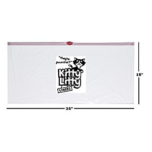 Extra Heavy Duty Jumbo Cat Litter Box Liners 20 Count Cat Waste Liners