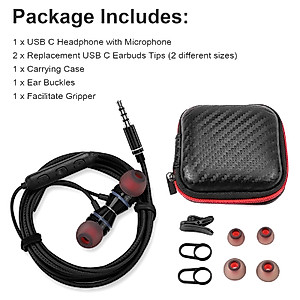 TITACUTE 3.5mm Headphones Magnetic Wired Earbuds for Google Pixel 5a 4a 3a for iPhone 6S 6 5S SE 1st Samsung Galaxy A03s A12 S9 S10 G Power MP 4 Gaming Headset in-Ear Earphones with Microphone Control