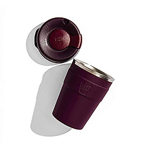KeepCup Thermal - Vacuum Insulated Stainless Steel, Reusable Coffee Cup with Splashproof Sipper Lid, Medium 12oz/340ml - Alder