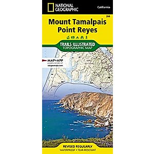 Mount Tamalpais, Point Reyes Map (National Geographic Trails Illustrated Map, 266)
