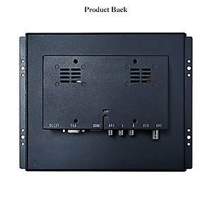 iChawk 9.7" 10'' inch Resistive Touch LCD Screen Display PC Monitor with 1024x768 IPS HDMI-in Built-in Speaker Embedded Open Frame Desktop Support Linux Ubuntu Raspbian Debian OS, K097MT-592RL